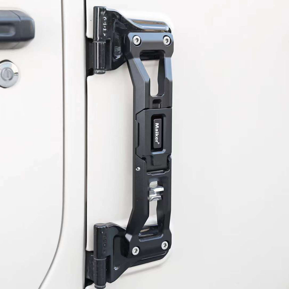 Maiker พับประตูบานพับขั้นตอนพร้อมที่เปิดขวดสำหรับ JEEP Wrangler JKJL/J ...