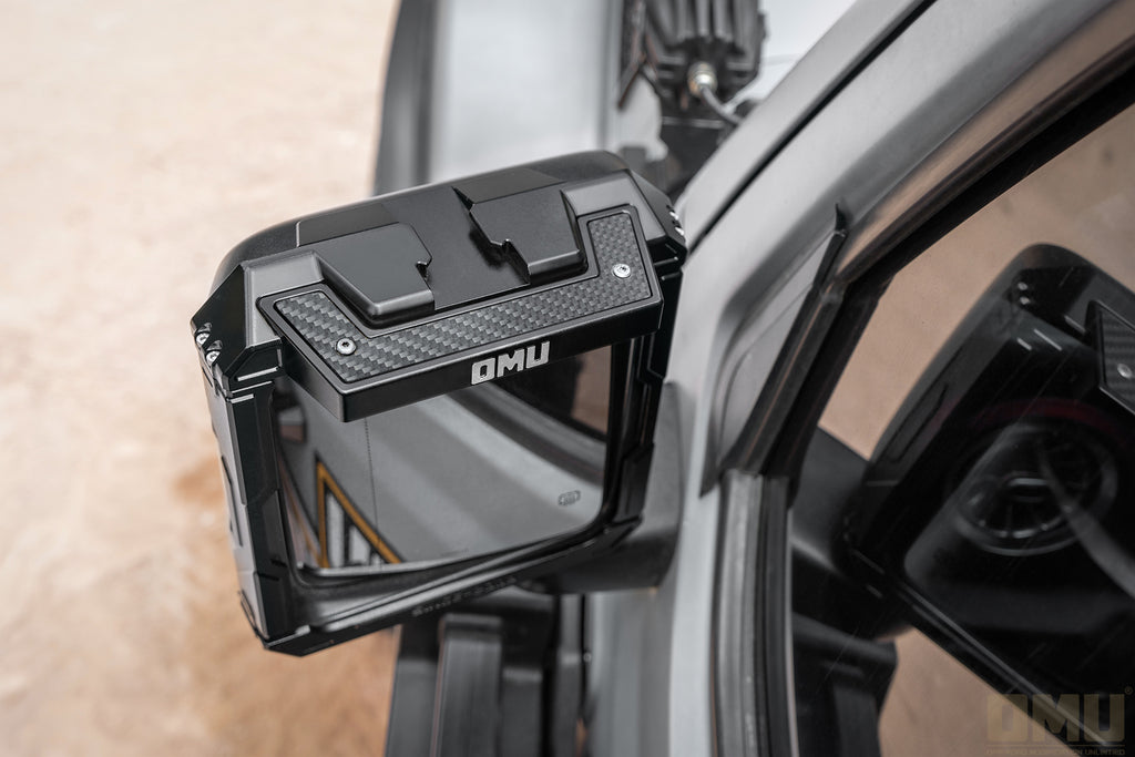 OMU Genesis Rearview Mirror Cover Rain Shield For Jeep Wrangler JL/Gla ...