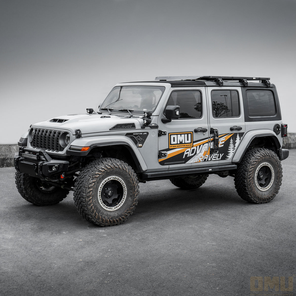 OMU Genesis Aluminum Side Step For Jeep Wrangler JL 4D – maike-auto.com