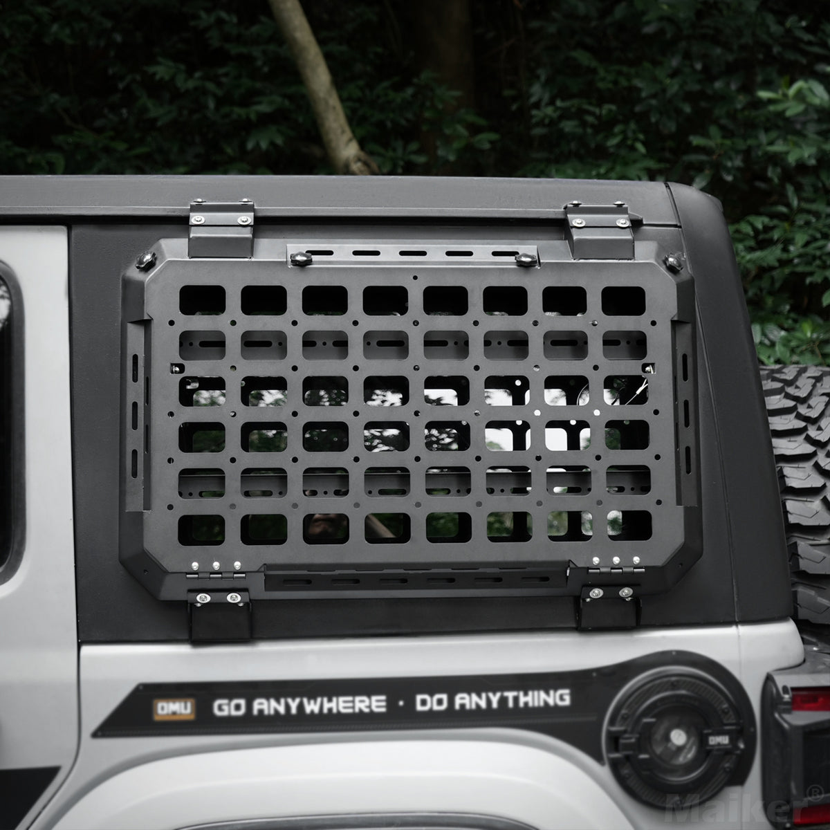 Maiker Multifunctional Rear Window Storage Openable Panel For Jeep Wra ...