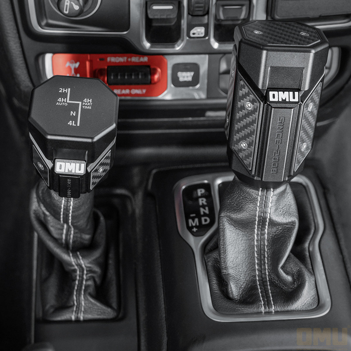 OMU Genesis Gear Shifter Knob Handle For Jeep Wrangler JL/Gladiator JT ...