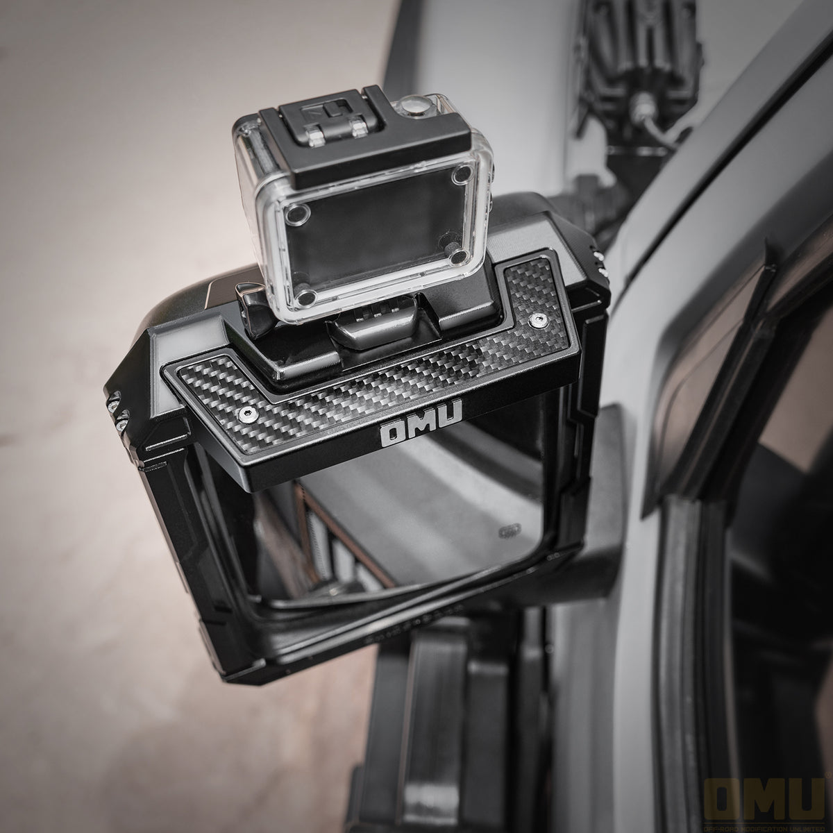 OMU Genesis Rearview Mirror Cover Rain Shield For Jeep Wrangler JL/Gla ...