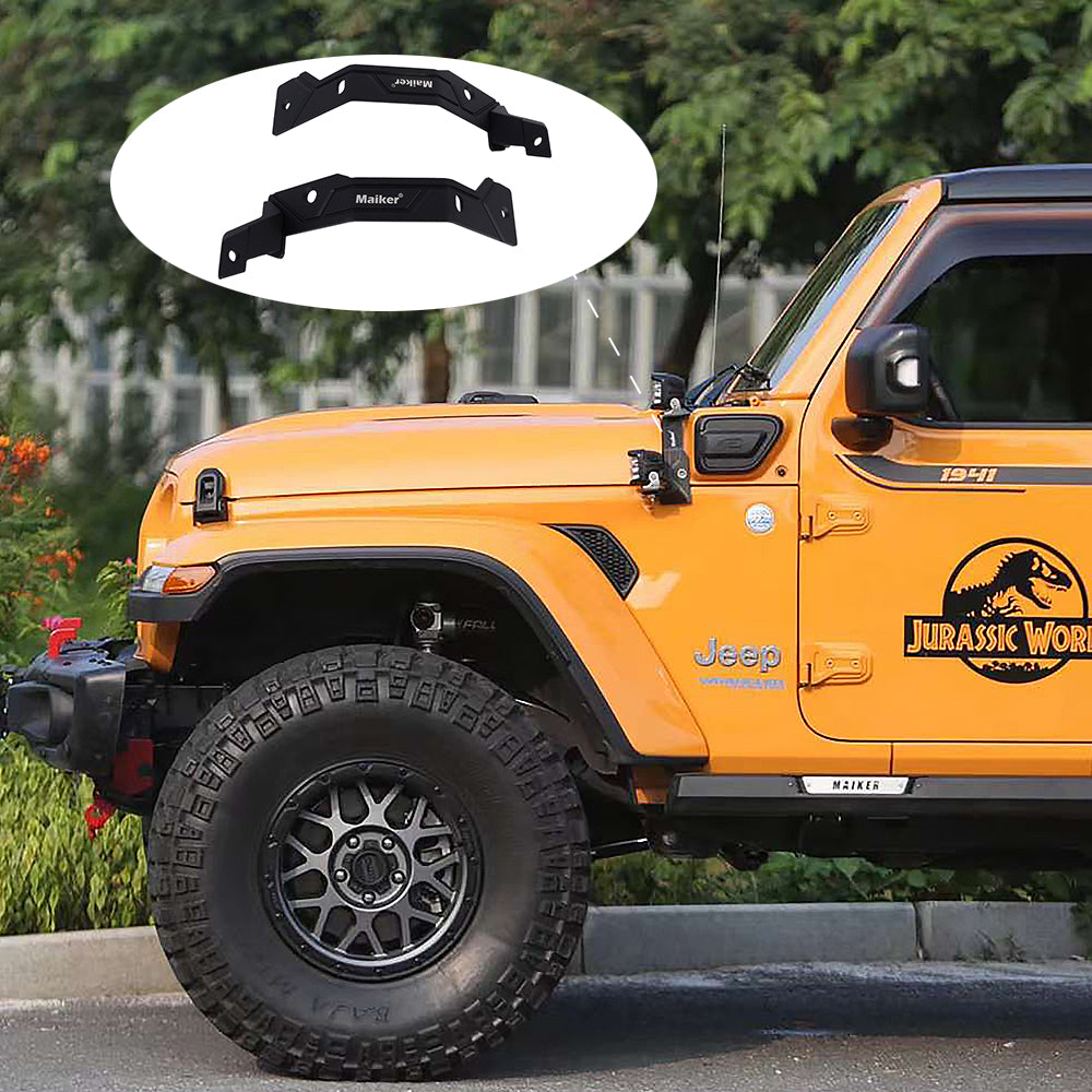 Maiker Aluminum A Pillar Light Bracket For All Jeep Wrangler JL Access ...