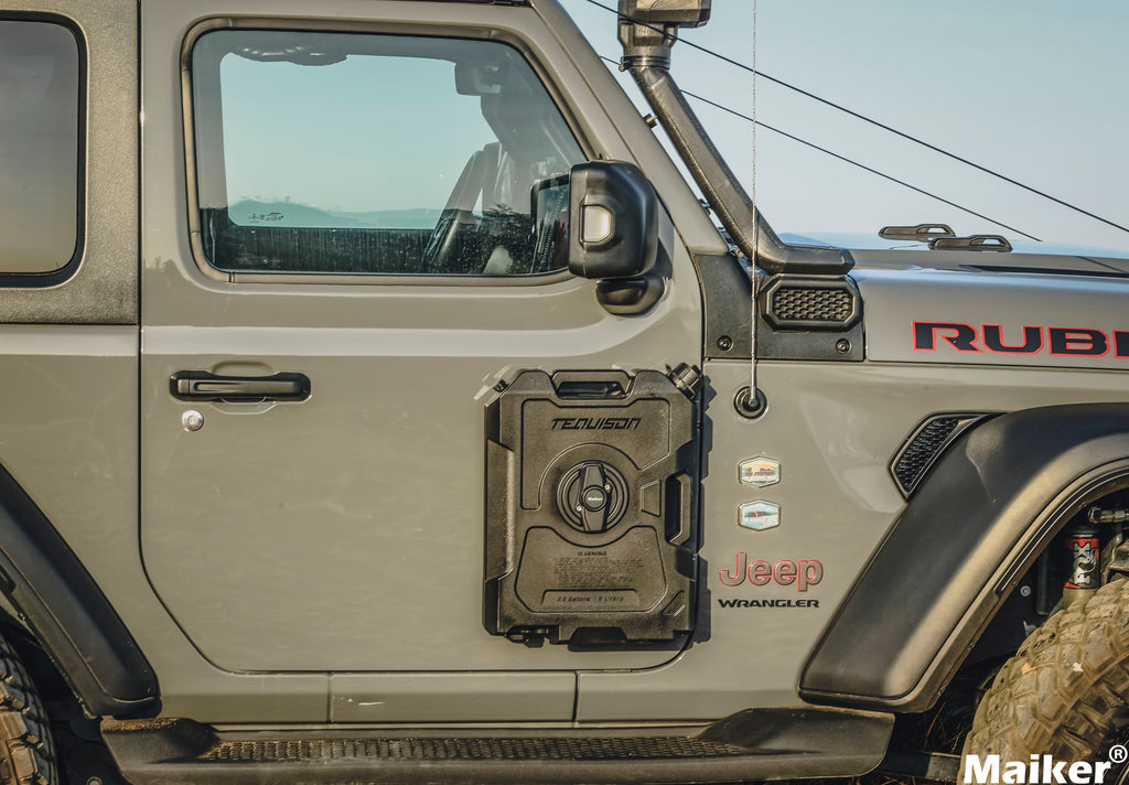 Maiker 7/9L Door Tank With Aluminum Bracket For Jeep Wrangler JKJL Acc ...