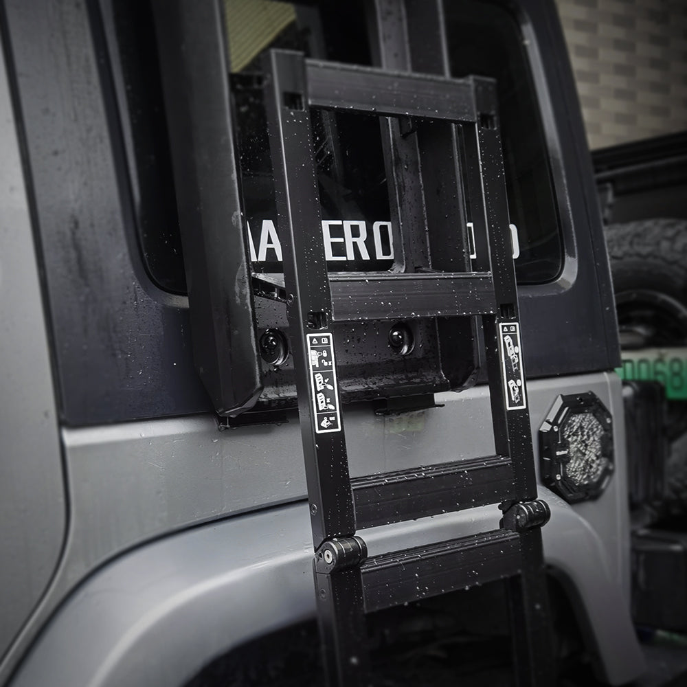 Maiker WS Aluminum Side Ladder For Jeep wrangler JKJL – maike-auto.com
