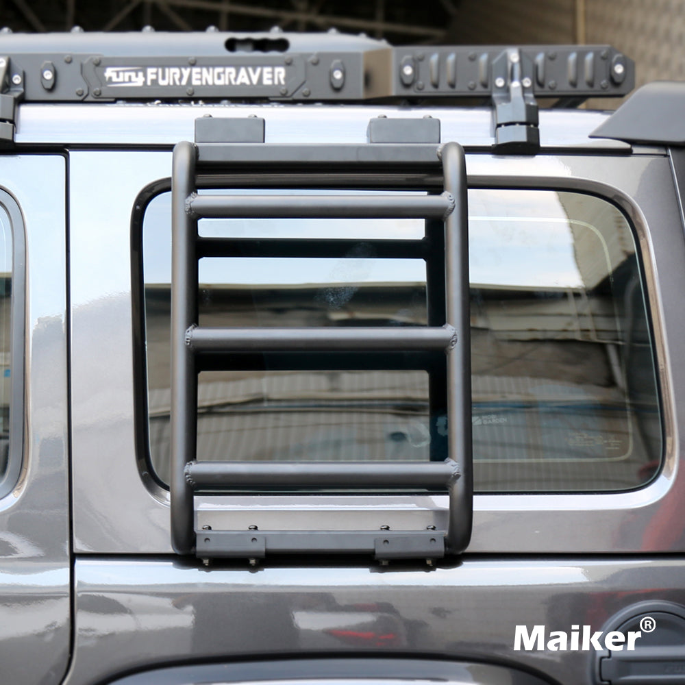 Aluminum Side ladder for Jeep Wrangler JL 18+ from Maiker Auto accesso ...